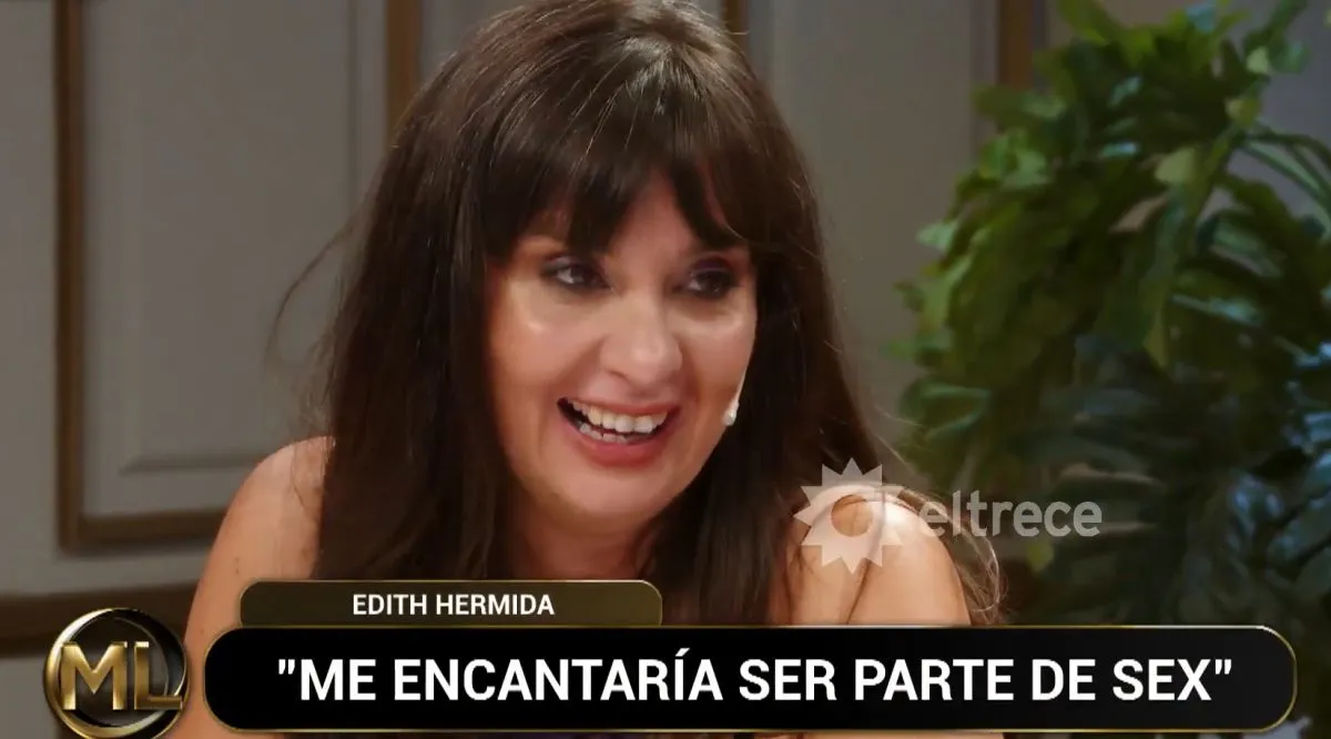 Edith Hermida sorprendió a Mirtha Legrand con una confesión hot que dejó muda a la conductora ...