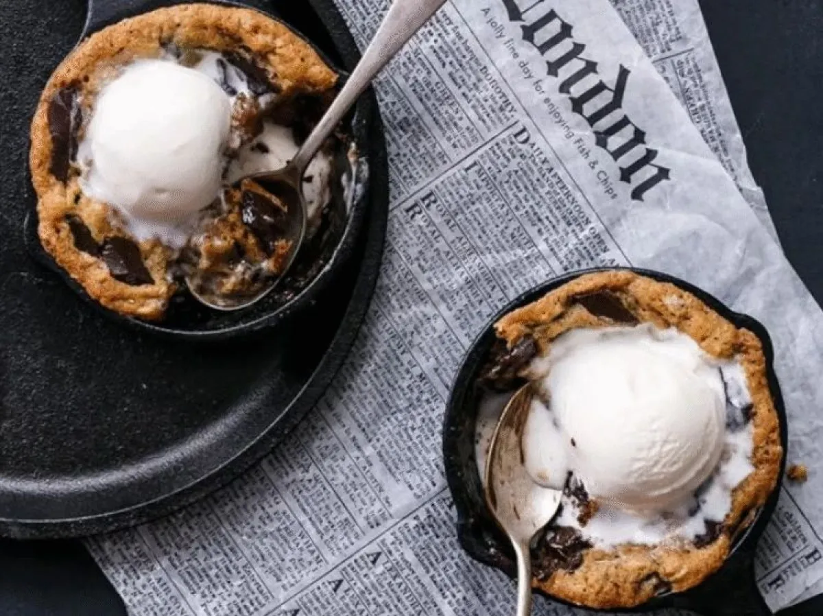 Un postre delicioso y original: cookie pie con helado | ANR